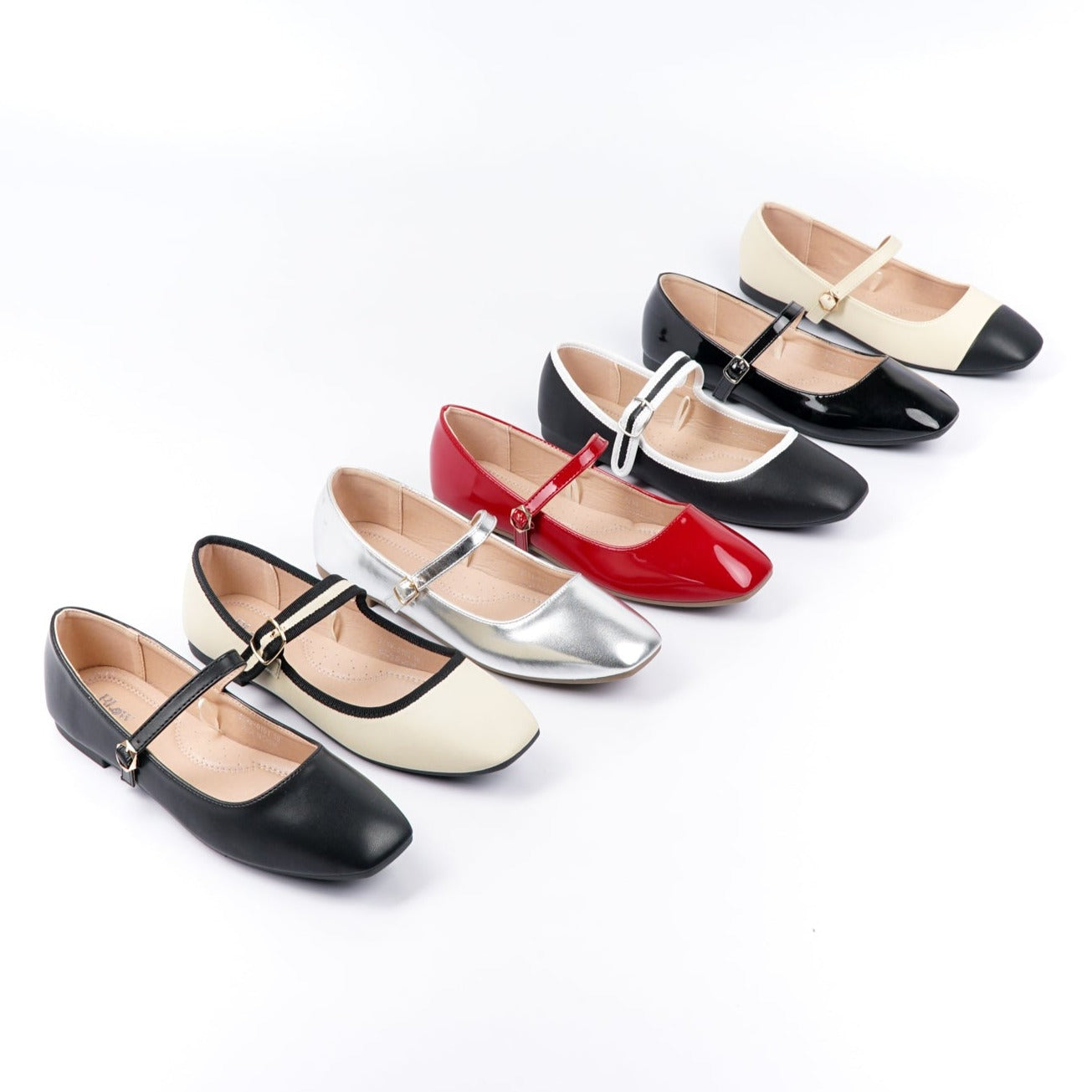Blow BLNW 0101 Ariel Mary Jane Flats Shoes Wanita Sepatu Hitam Balet W ...